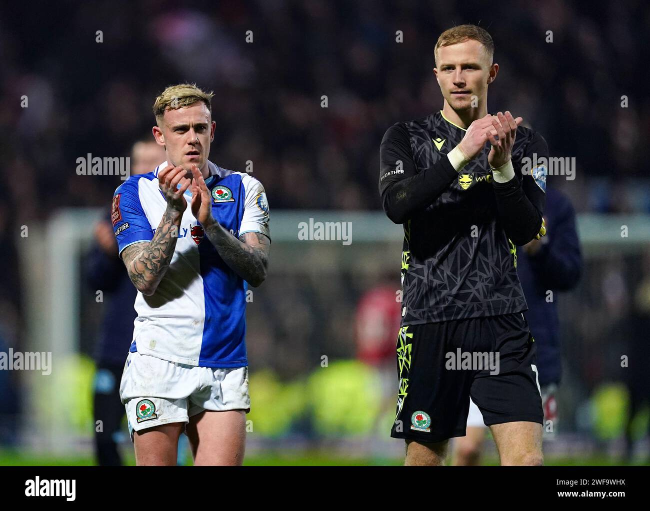 Blackburn Rovers' Sammie Szmodics and Aynsley Pears celebrate victory ...