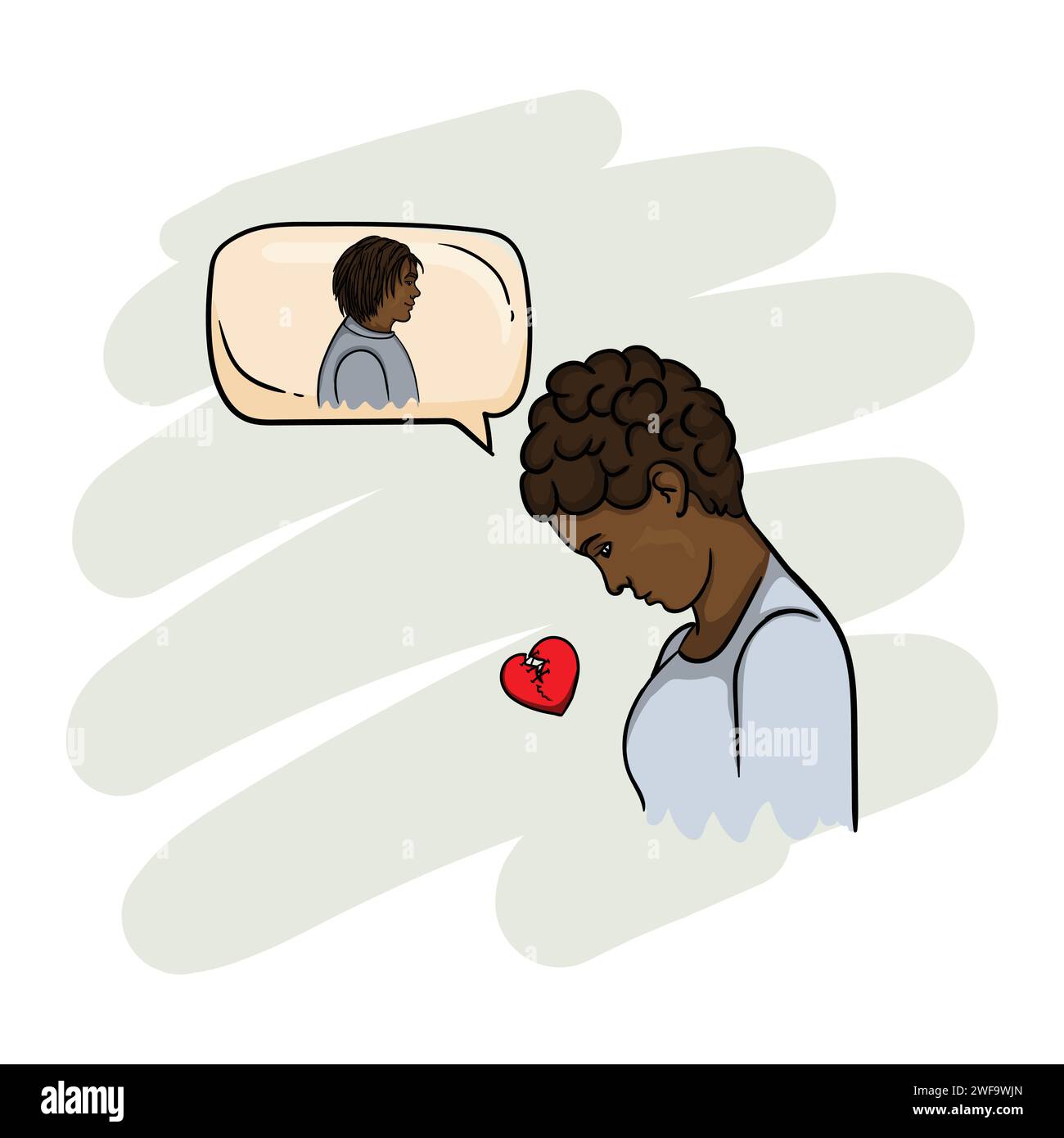 Disappointment girl Stock Vector Images - Alamy