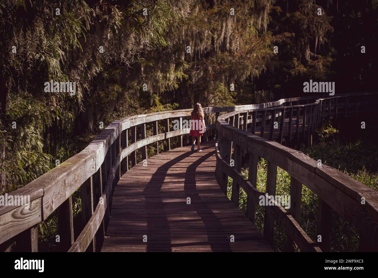 Child walking bridge hi-res stock photography and images - Alamy