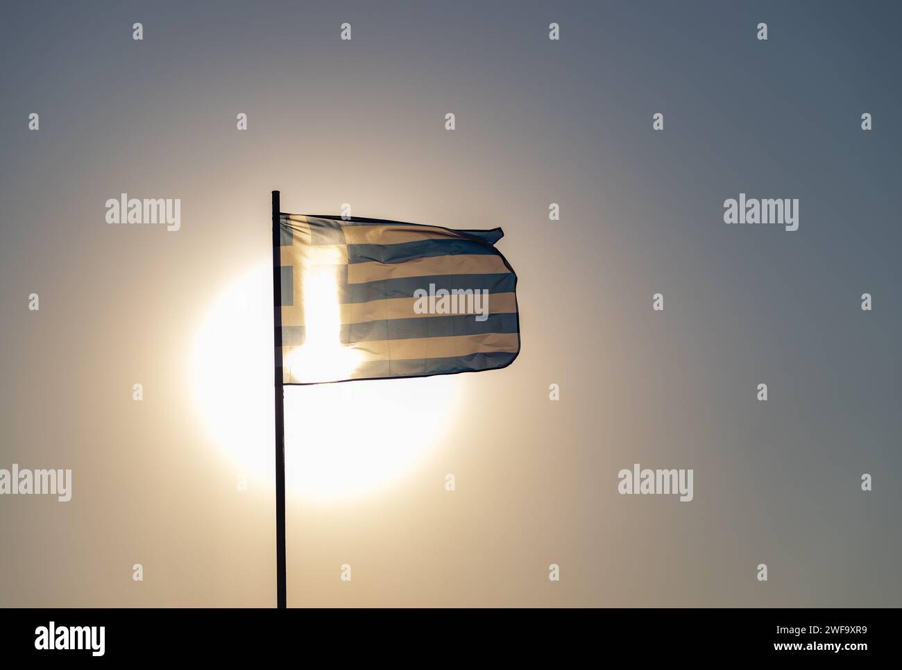 Greece crete matala sunset hi-res stock photography and images - Alamy