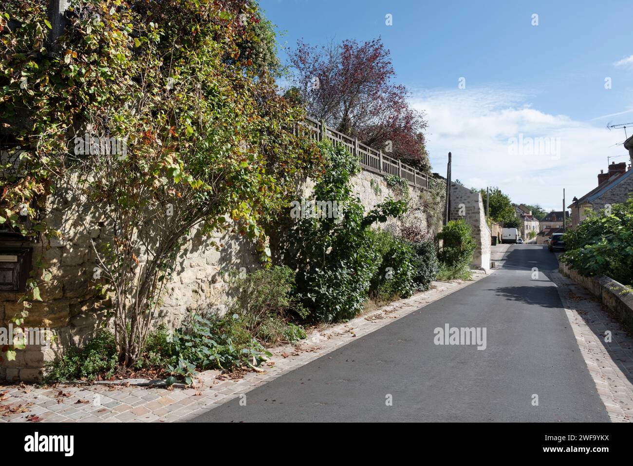 Victor Hugo street. Further down the street is the house of Doctor ...