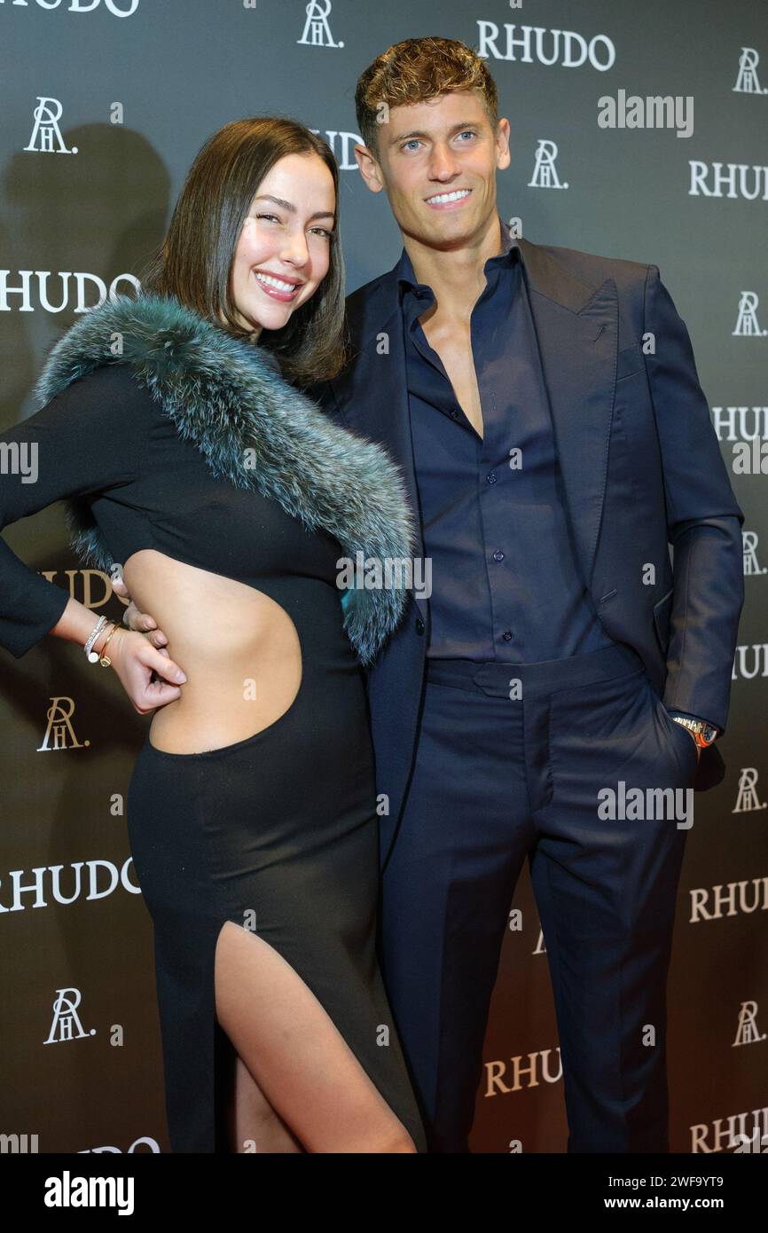 Marcos Llorente attends the "Rhudo" Restaurant Opening photocall at ...