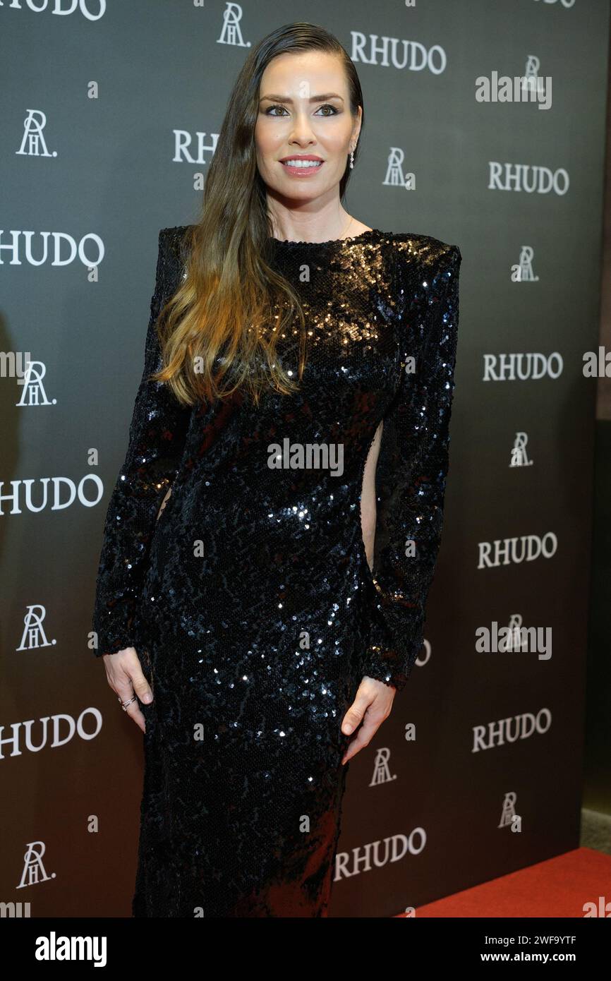Marta Carriero attends the "Rhudo" Restaurant Opening photocall at ...