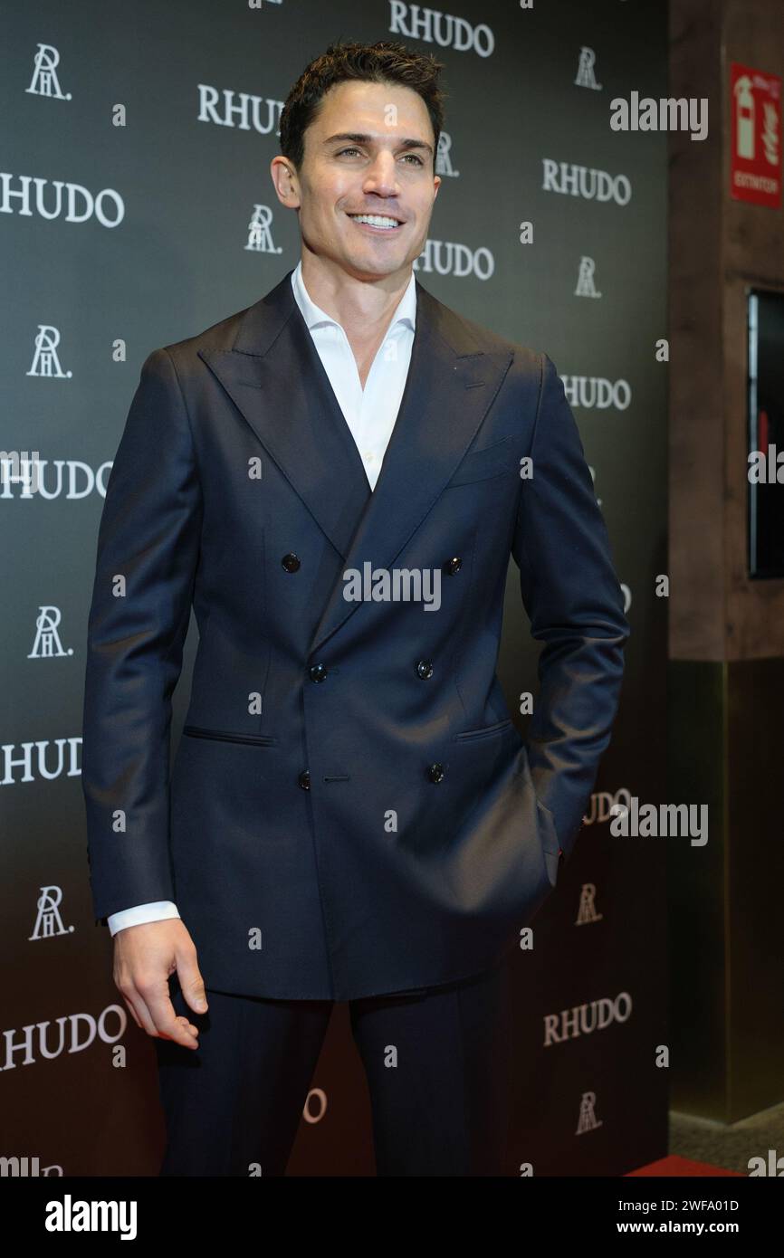 Alex Gonzalez attends the "Rhudo" Restaurant Opening photocall at Rhudo ...