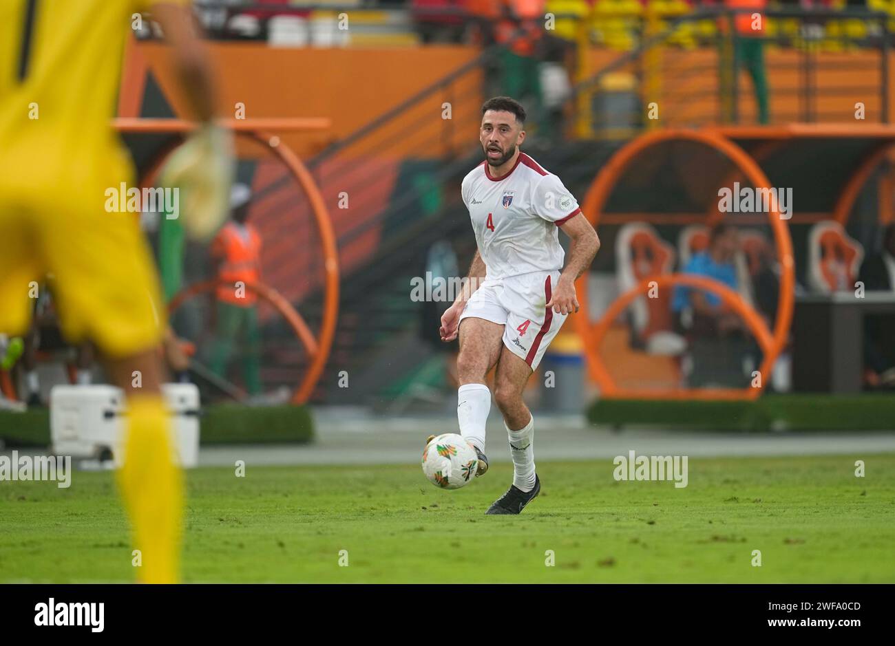 January 29 2024: Roberto Carlos Lopes (Cap Verde) controls the ball ...
