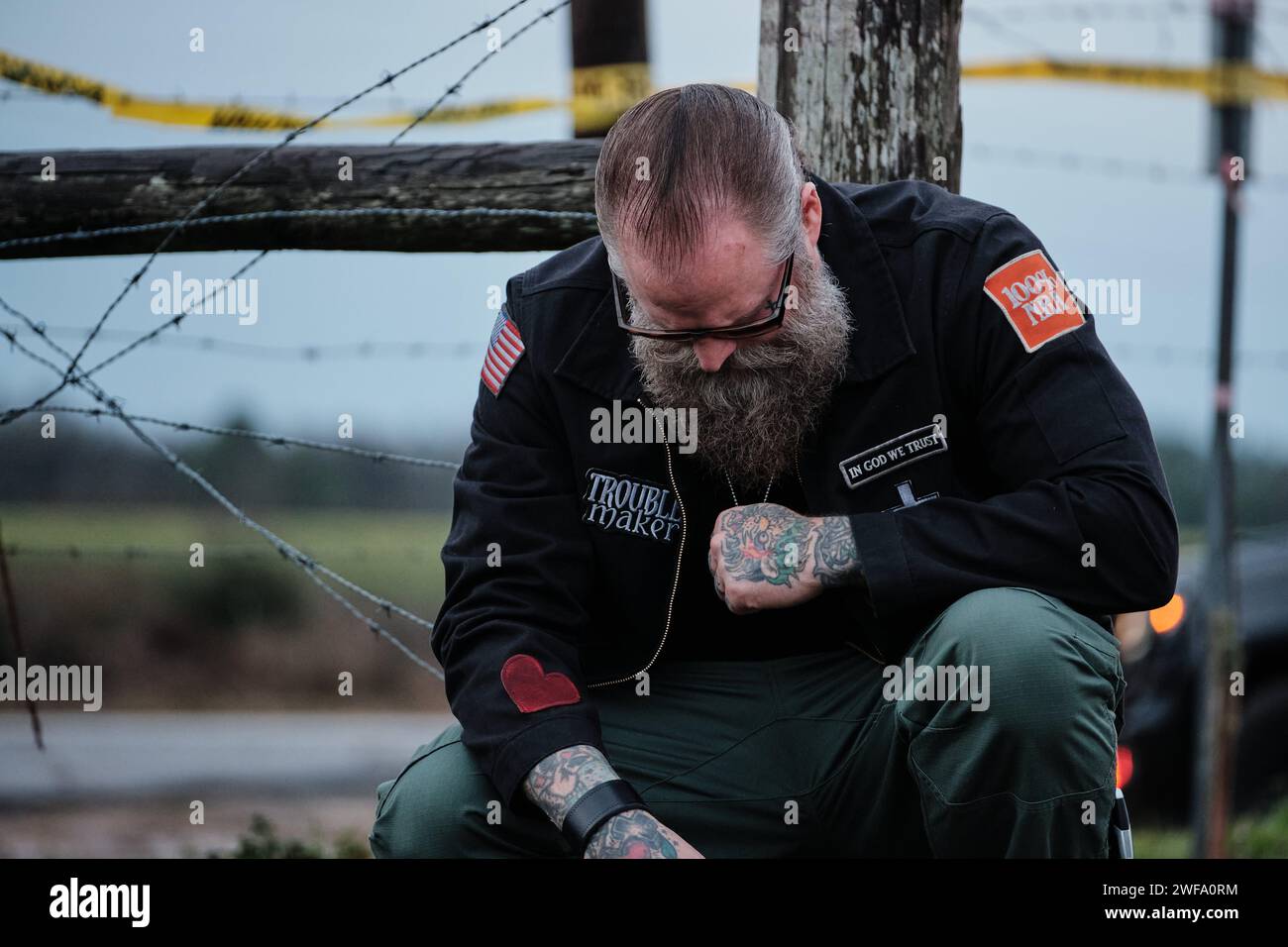 Atmore, Alabama, USA. 25th Jan, 2024. Pastor John Ewell of Anchor ...