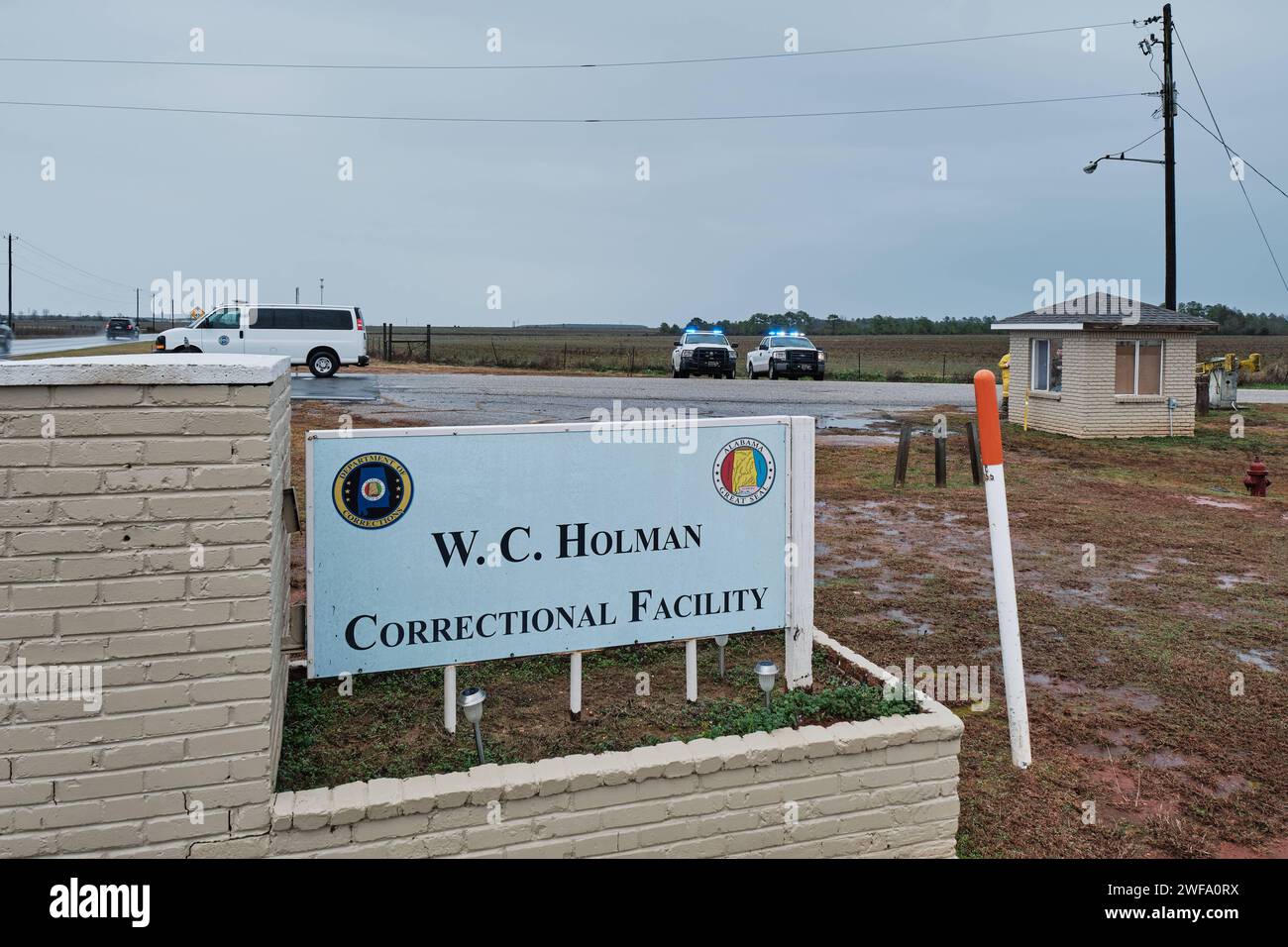 Atmore, Alabama, USA. 25th Jan, 2024. The outside of W.C. Coleman ...