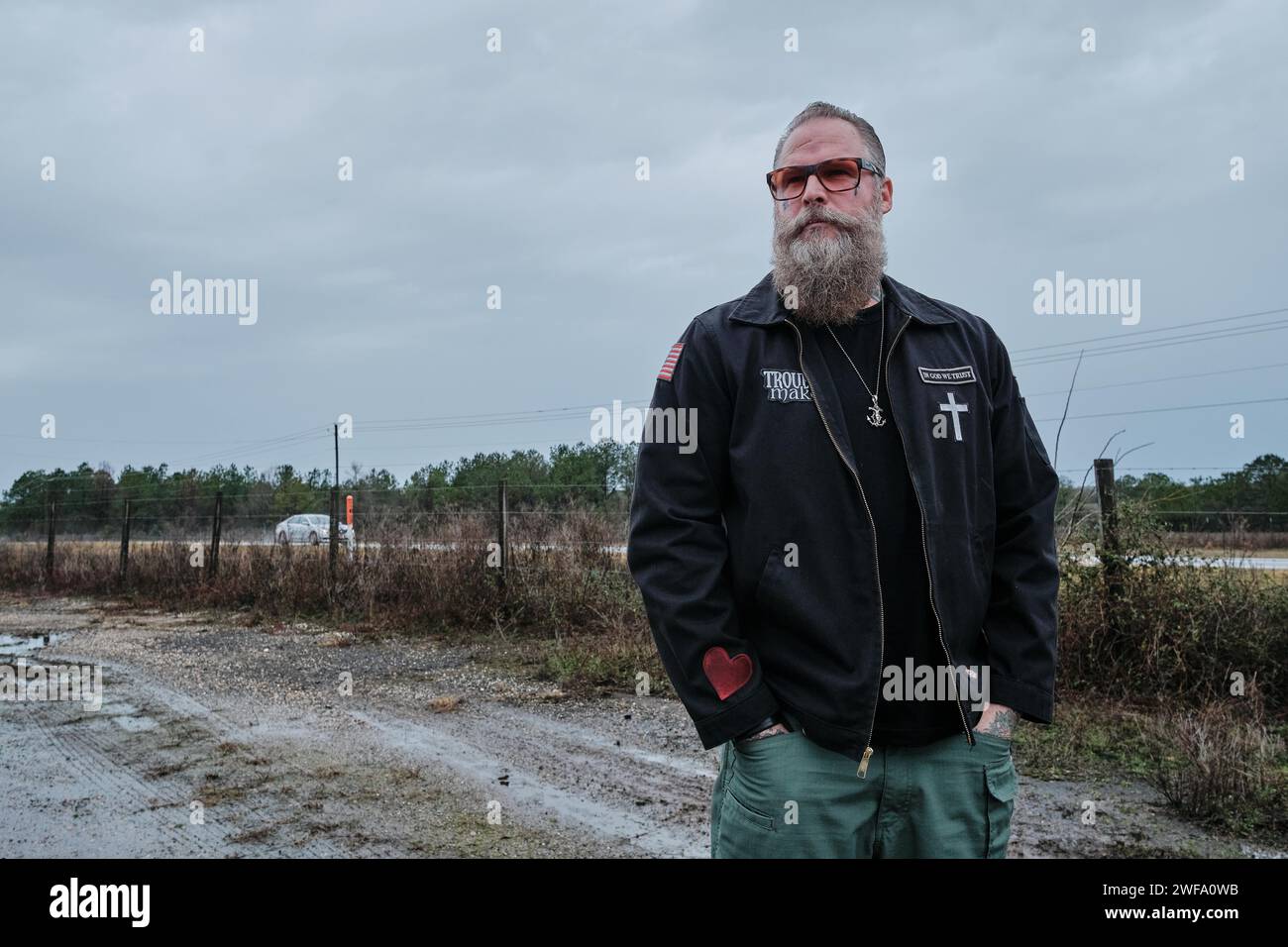 Atmore, Alabama, USA. 25th Jan, 2024. Pastor John Ewell of Anchor ...