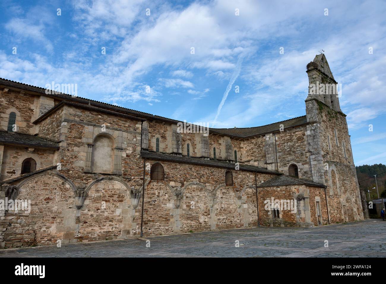 Santa Maria de Meira is a medieval monastery of which the church and ...