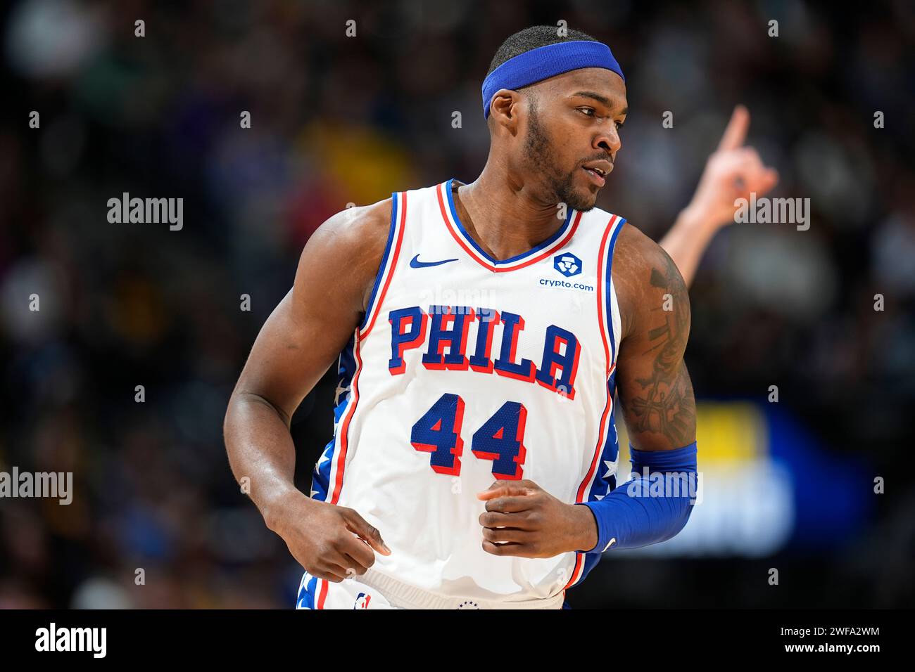 Philadelphia 76ers forward Paul Reed (44) in the second half of an NBA ...