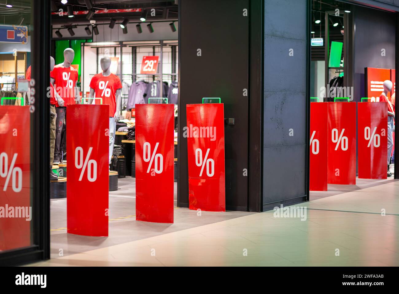 Scanner entrance gate for prevent theft in clothing store. The scanners ...