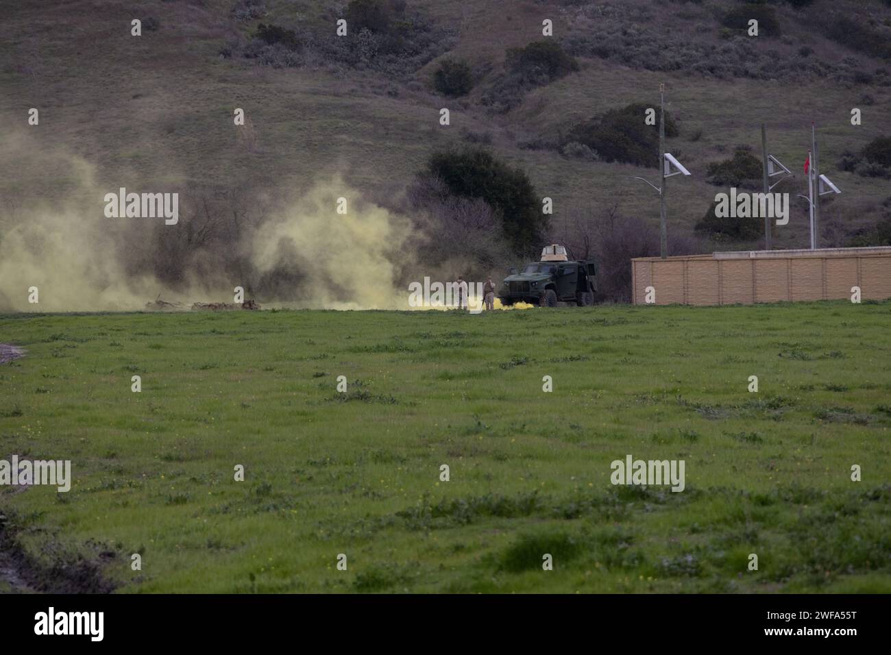 U.S. Marines with 1st Air Naval Gunfire Liaison Company, I Marine ...