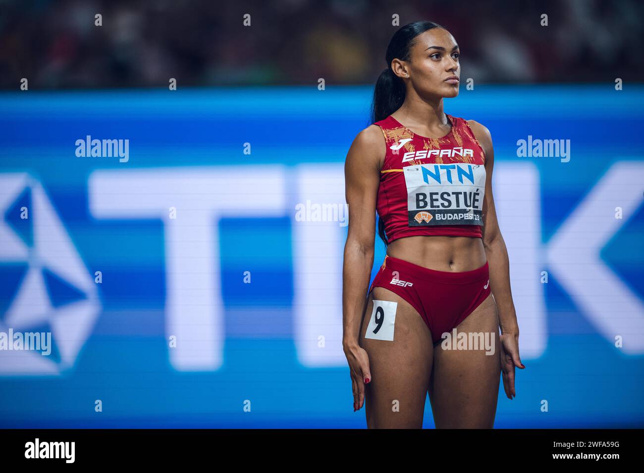 Jaël Bestué participating at the World Athletics Championships in ...