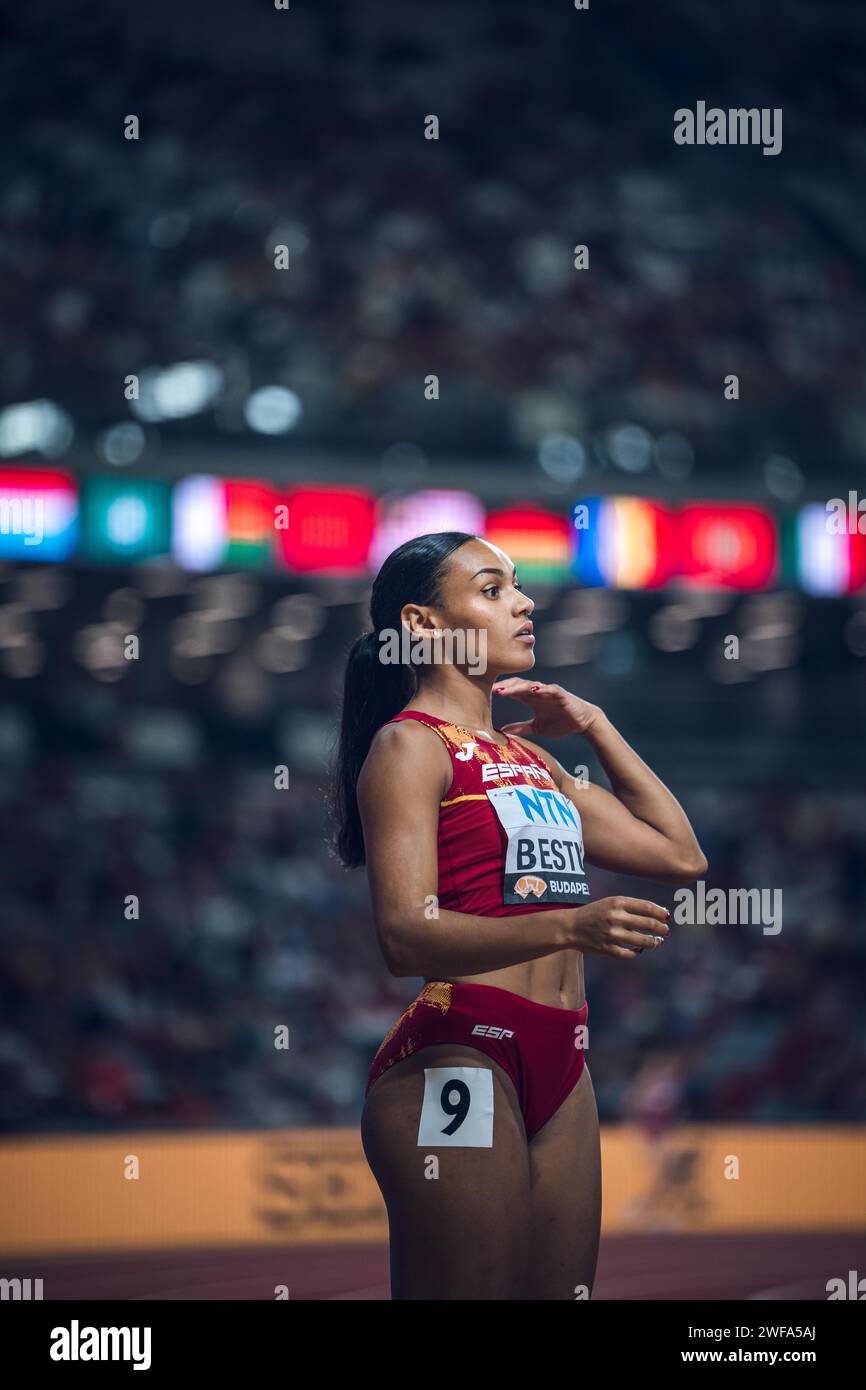 Jaël Bestué participating at the World Athletics Championships in ...