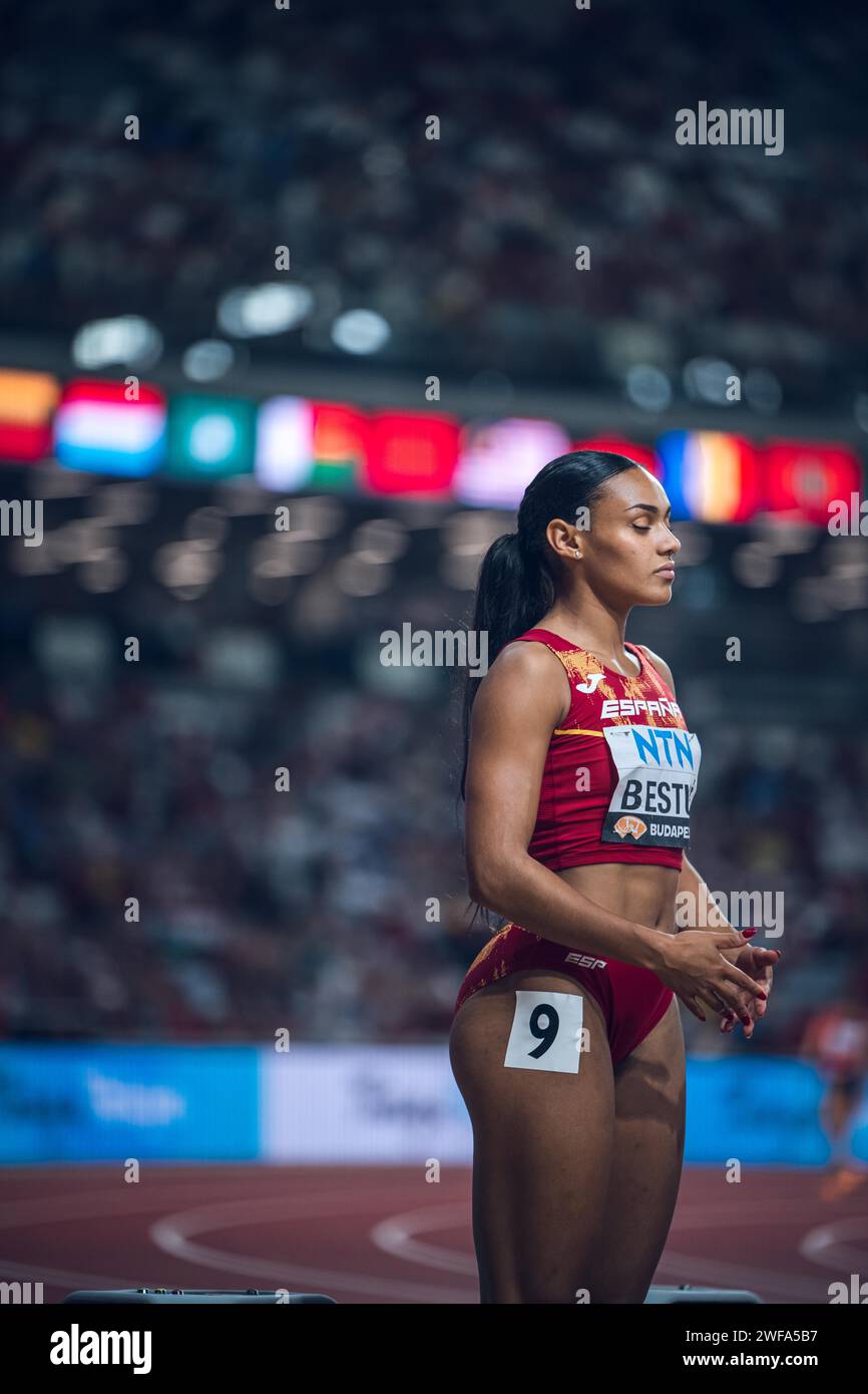 Jaël Bestué participating at the World Athletics Championships in ...