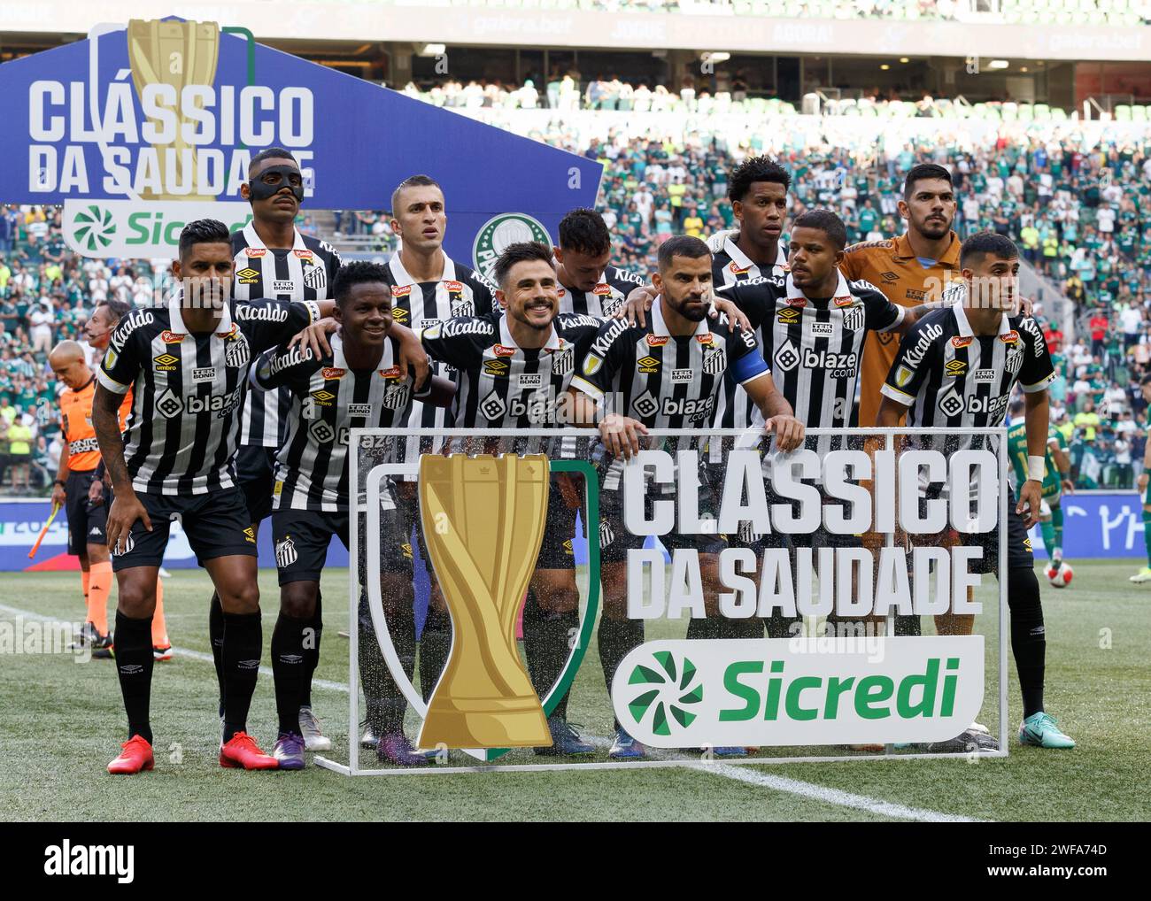 São Paulo (SP), Brazil - 28/01/2024 - Football / Palmeiras and Santos ...