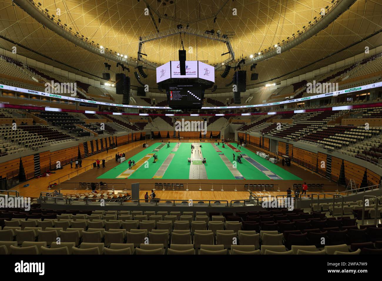 Sports Arena Interior King Abdullah Sports Stadium (KASC) Interiors