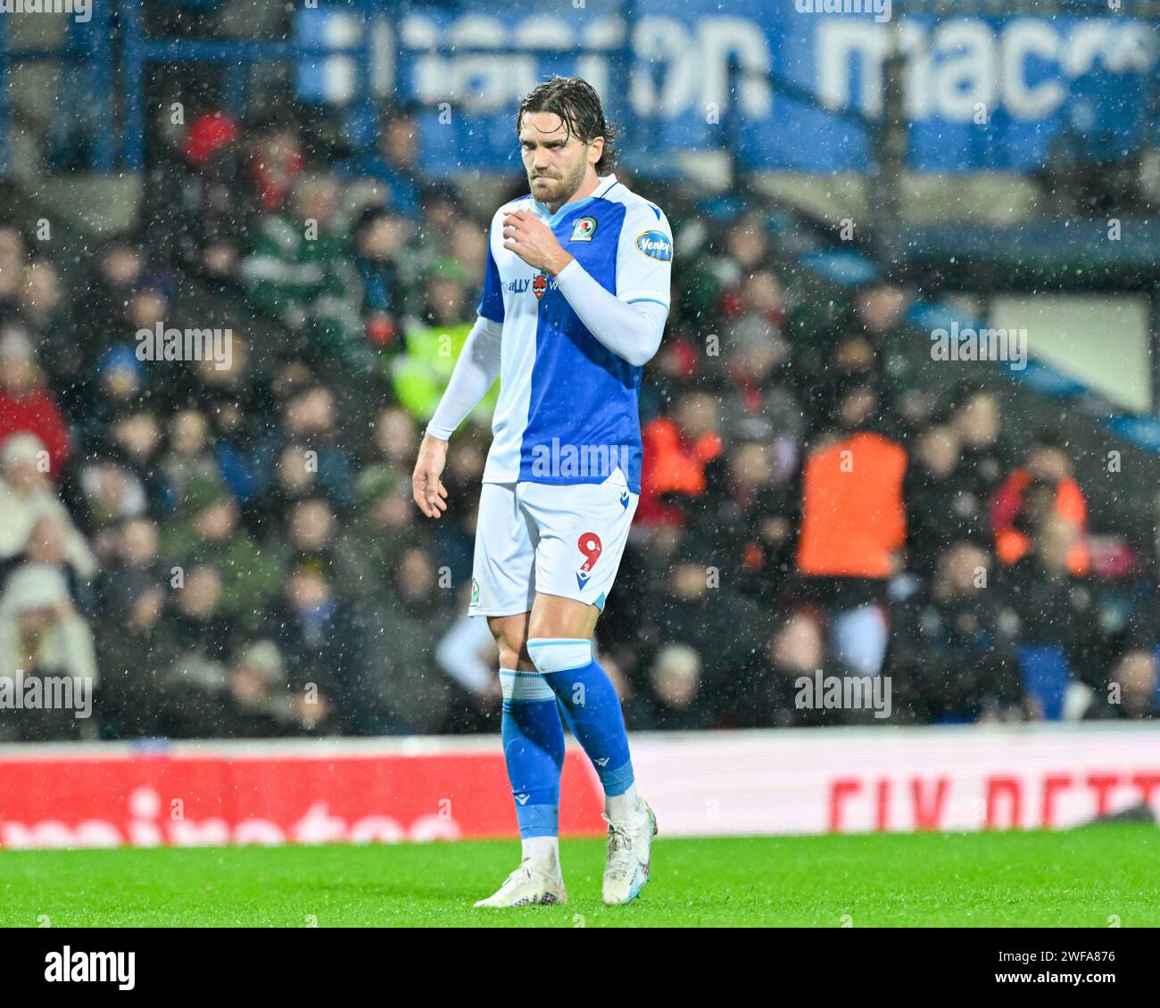 Sam Gallagher of Blackburn Rovers during the Emirates FA Cup Fourth ...