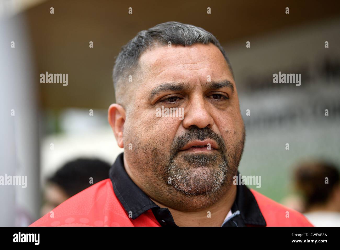 Sydney, Australia. 30th Jan, 2024. Lachlan Wright, father Jai Wright ...