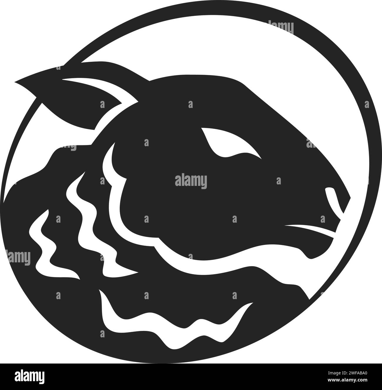 Lamb Logo template Isolated. Brand Identity. Icon Abstract Vector ...