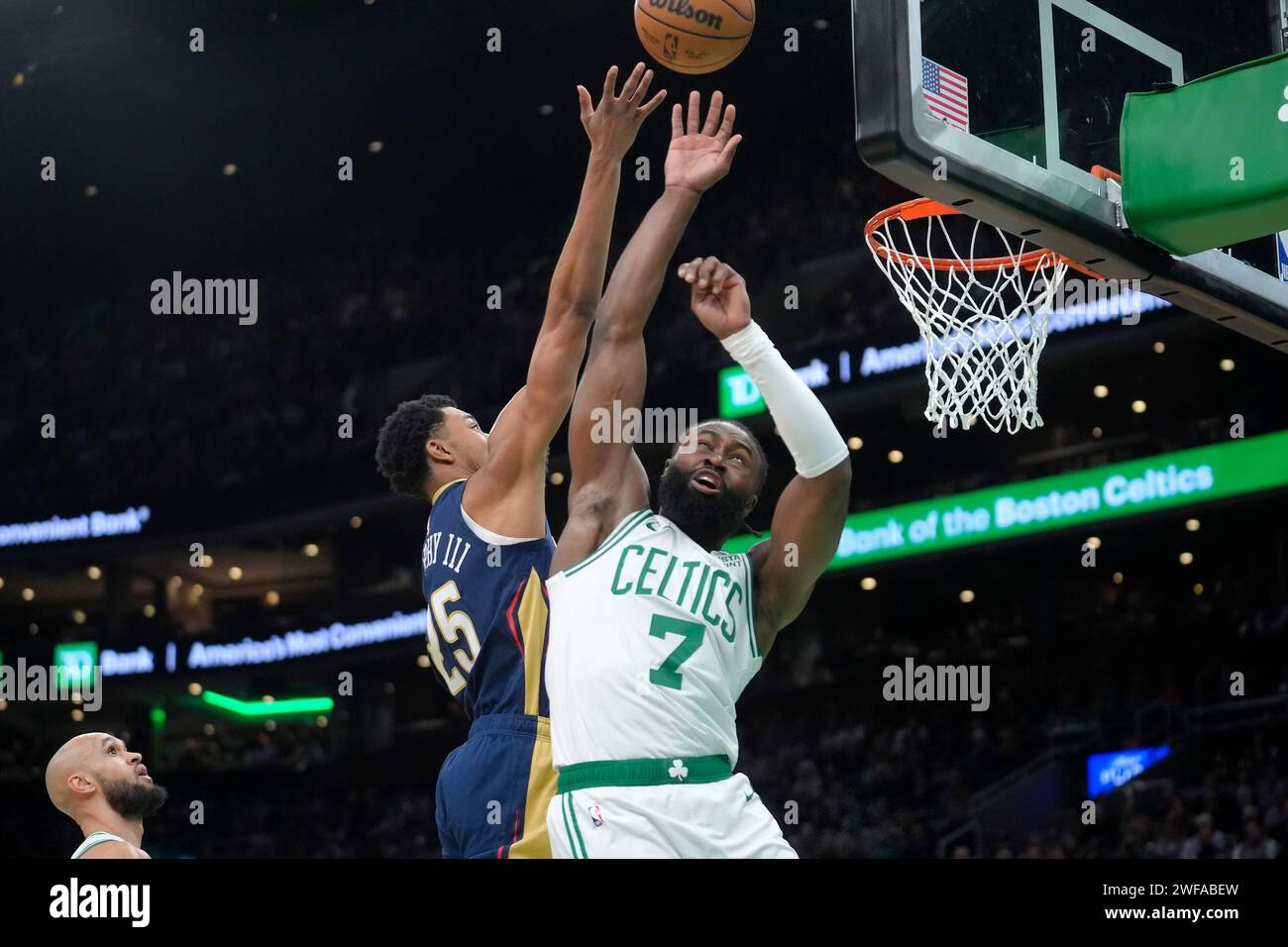 New Orleans Pelicans guard Trey Murphy III (25) takes a shot at the ...