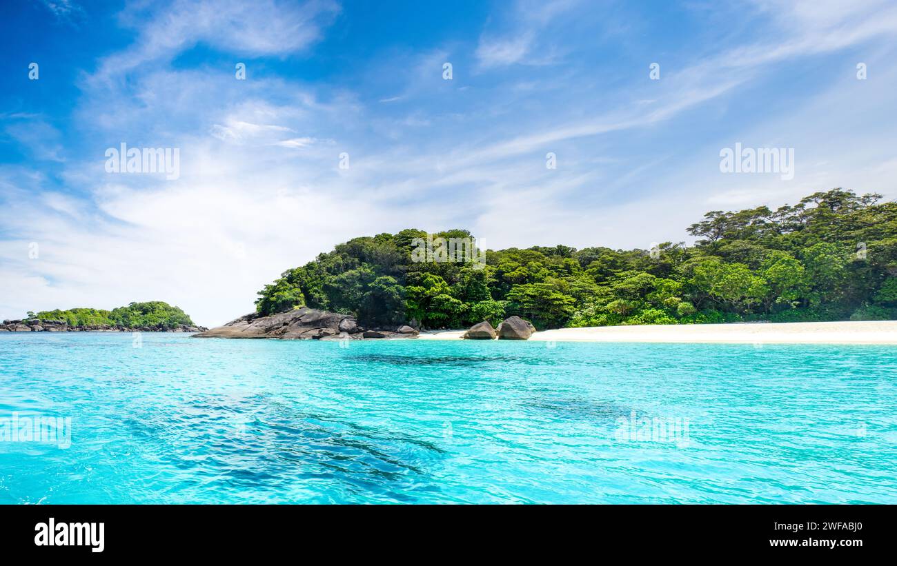 Beautiful landscape of the Similan Islands in Thailand - most famous ...