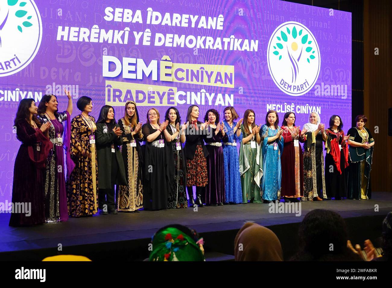 Some of the candidates of the Peoples' Equality and Democracy Party ...