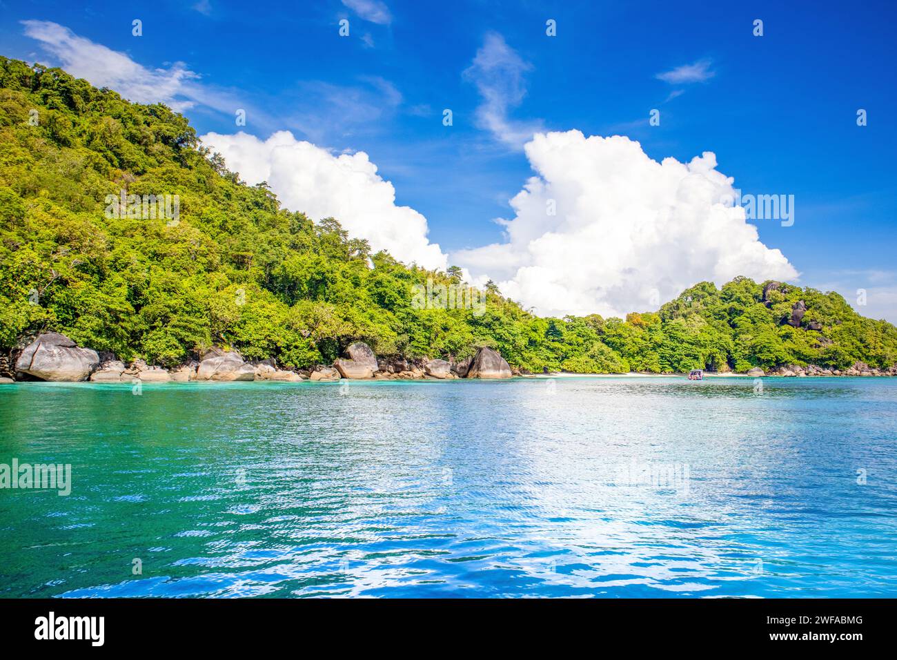 Beautiful landscape of the Similan Islands in Thailand - most famous ...