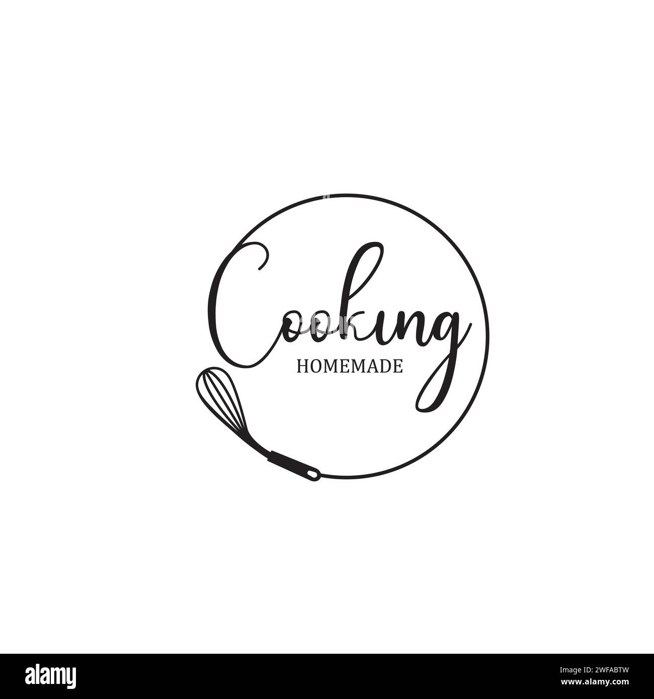 seamless cooking logo design vector Stock Vector Image & Art - Alamy