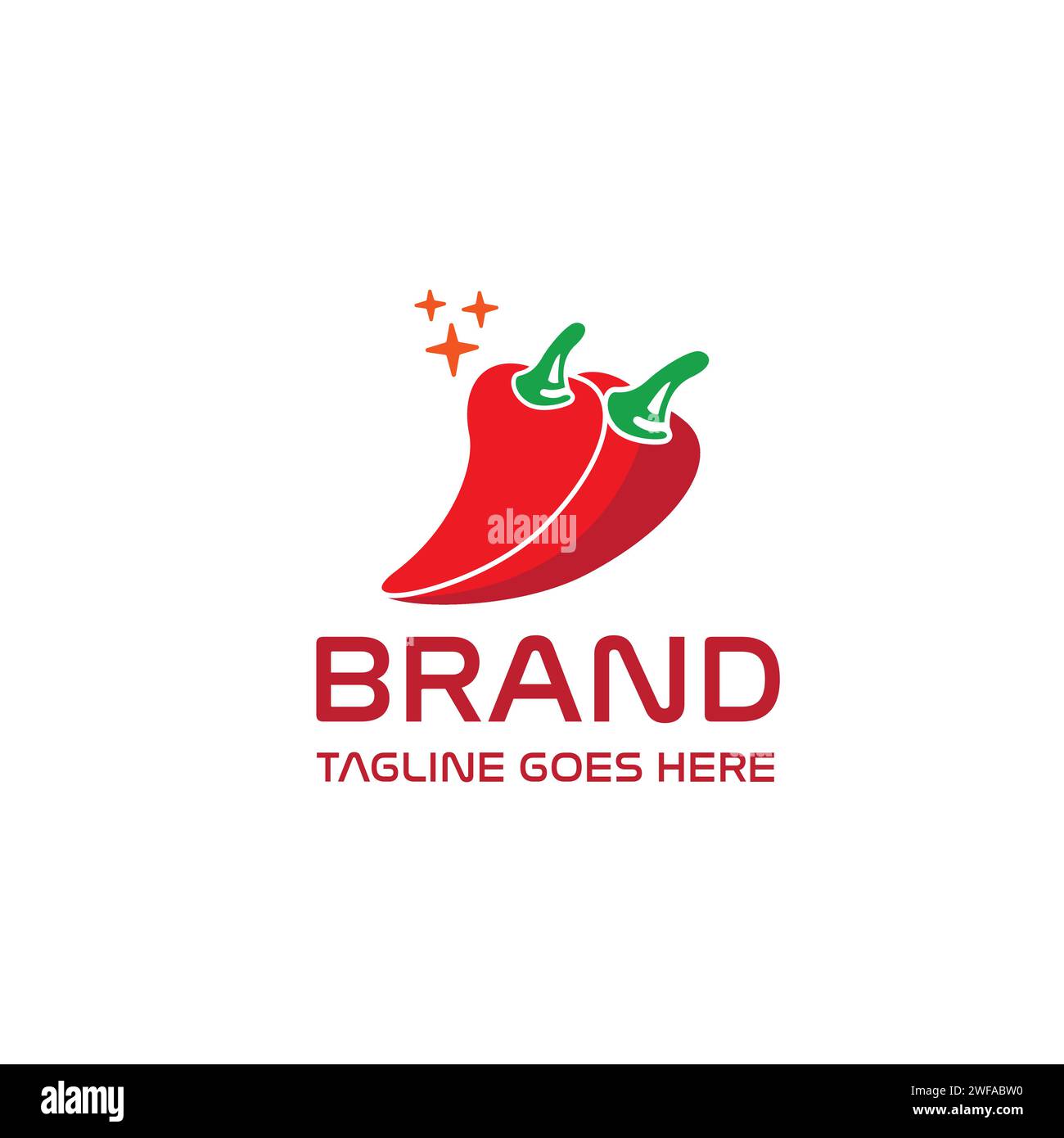 seamless chili logo design vector Stock Vector Image & Art - Alamy
