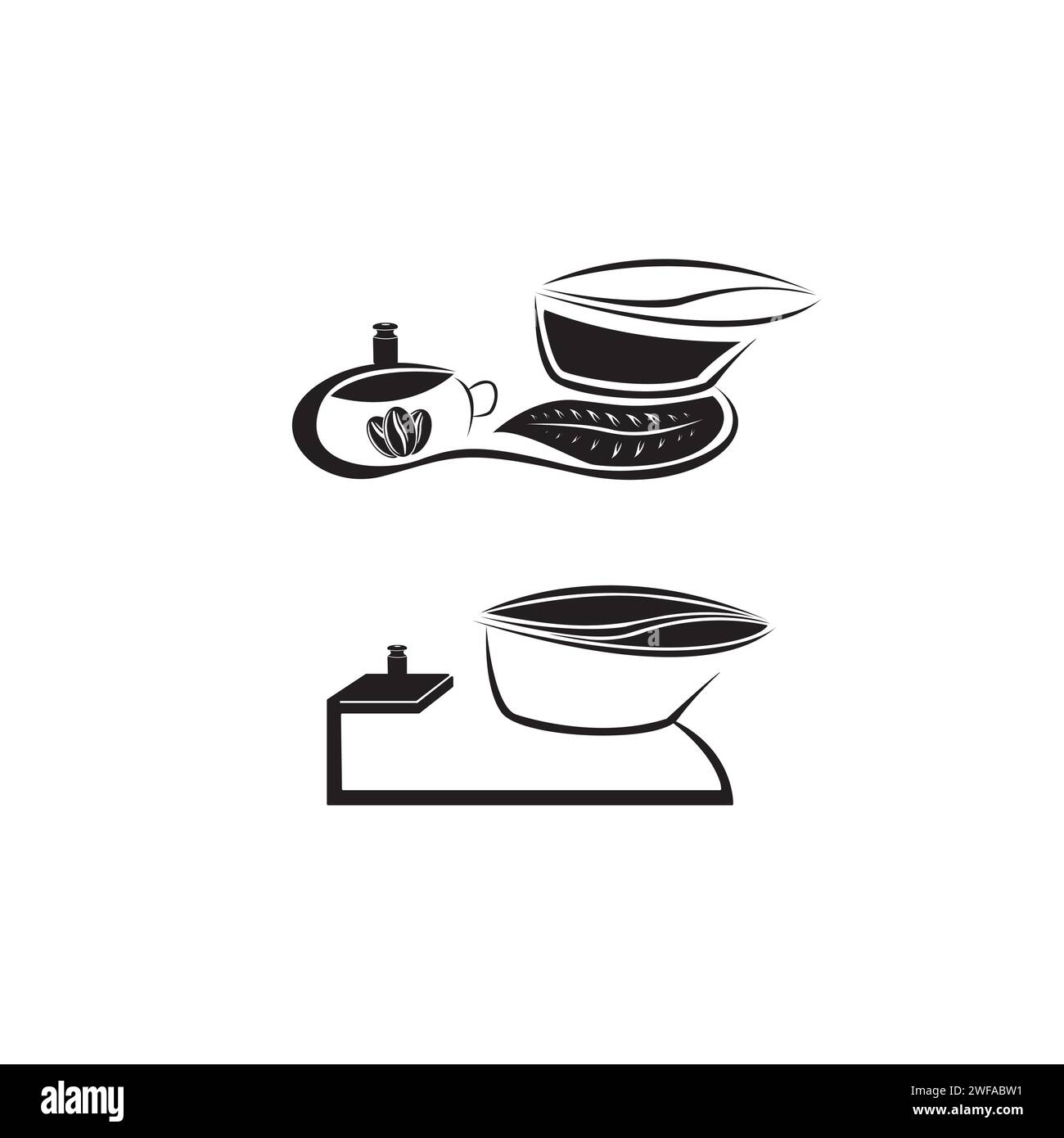 Shop equipment device vector Black and White Stock Photos & Images - Alamy