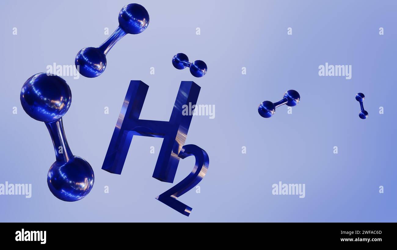 Hydrogen molecule hi-res stock photography and images - Alamy