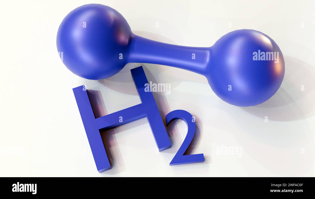 3d rendering of blue hydrogen, it is a complex but promising player in ...