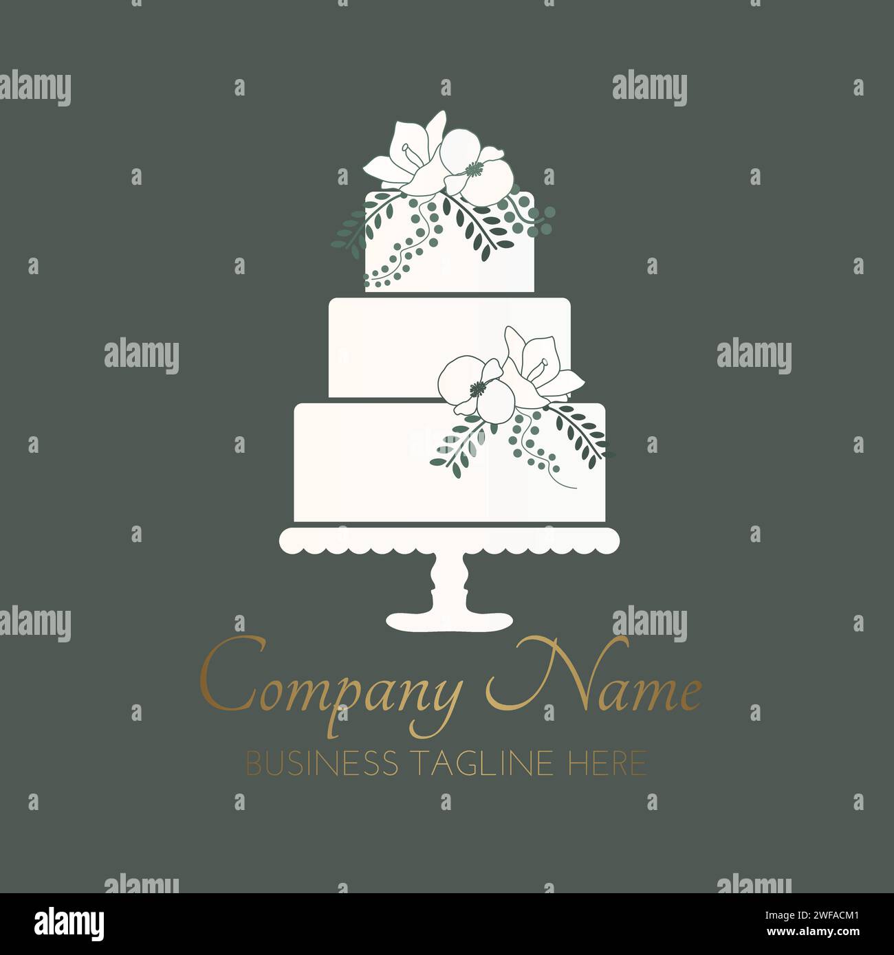 Simple bakery logo hi-res stock photography and images - Alamy