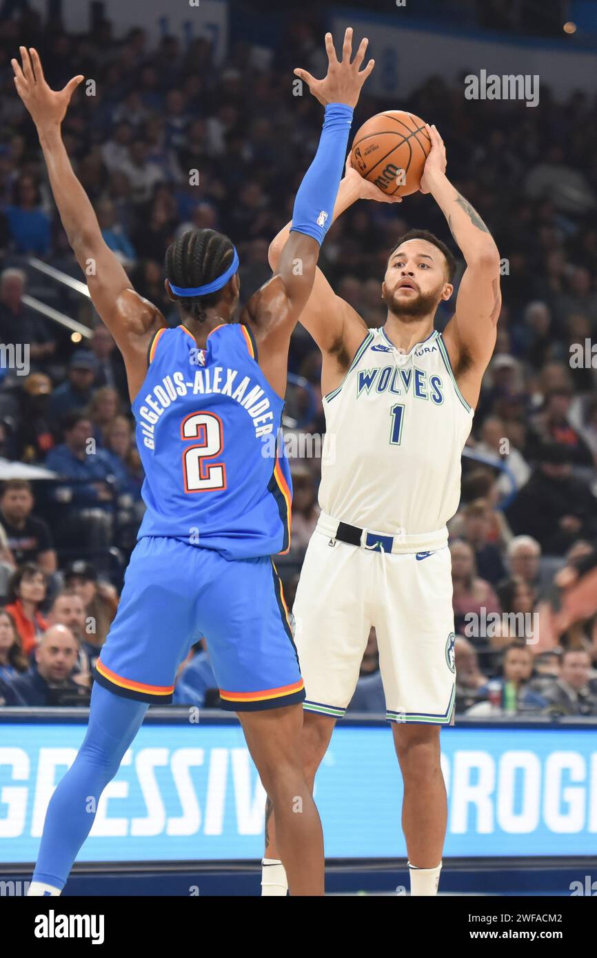 Minnesota Timberwolves forward Kyle Anderson (1) looks to pass the ball ...