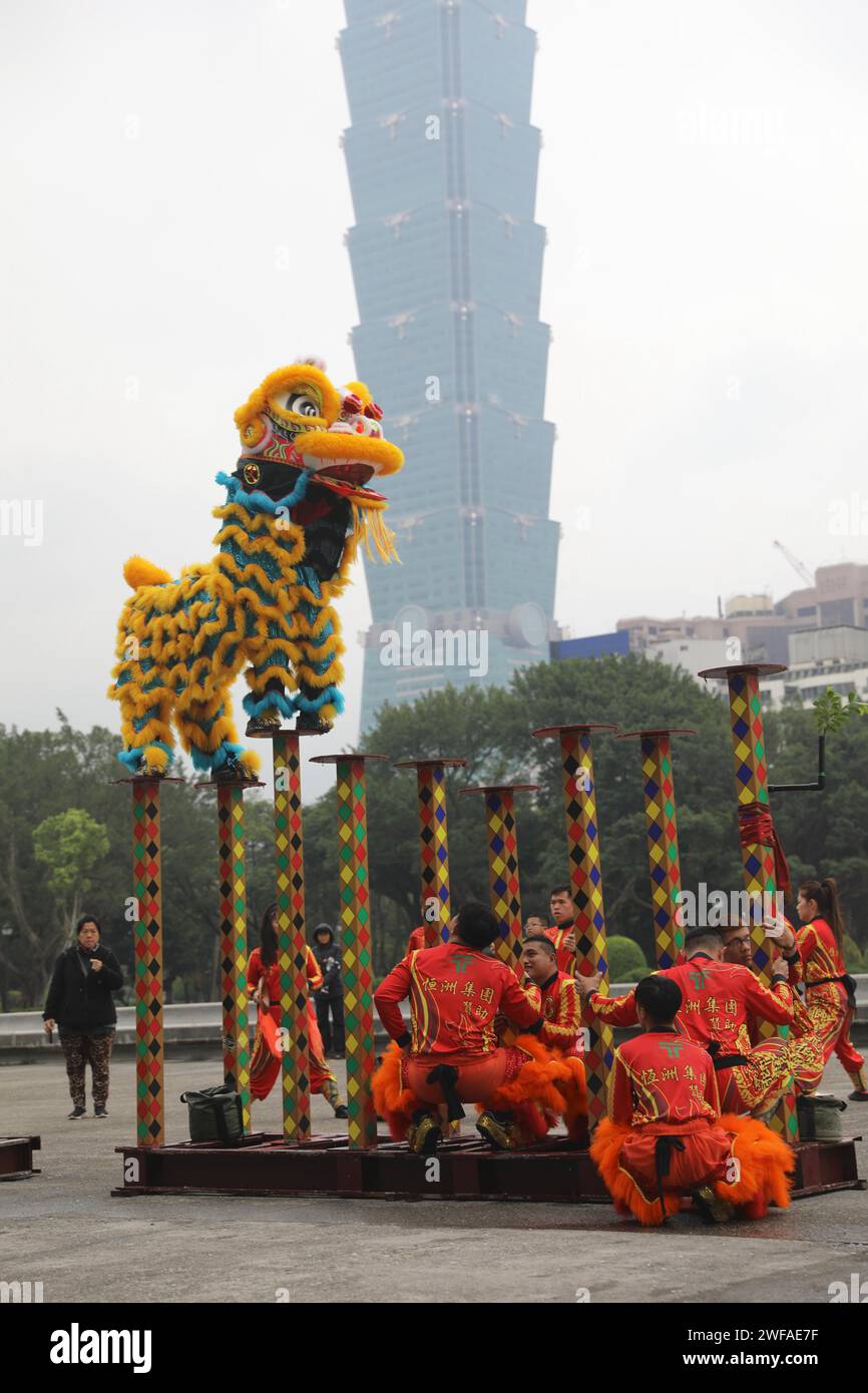 **CHINESE MAINLAND, HONG KONG, MACAU AND TAIWAN OUT** People perform ...