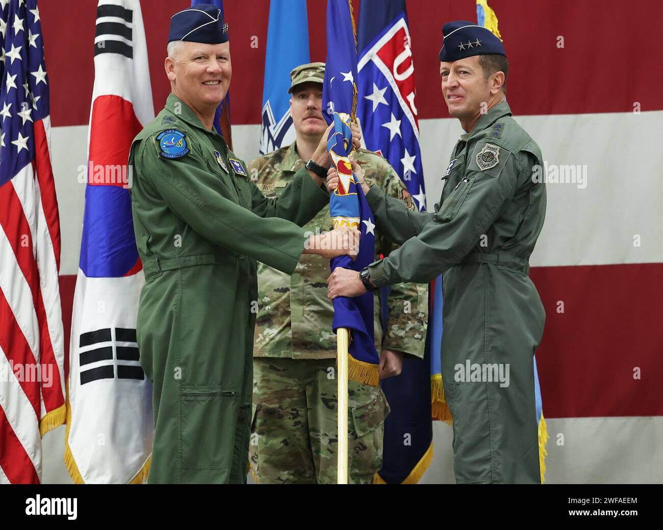 30th Jan, 2024. Change of command at U.S. 7th Air Force Lt. Gen. David ...