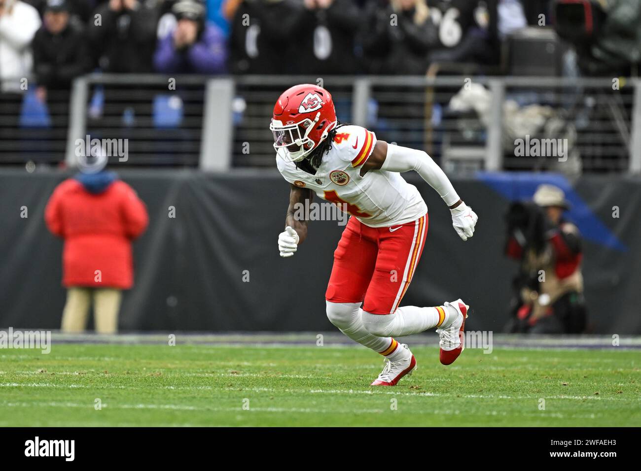 Kansas City Chiefs wide receiver Rashee Rice (4) in action during the ...