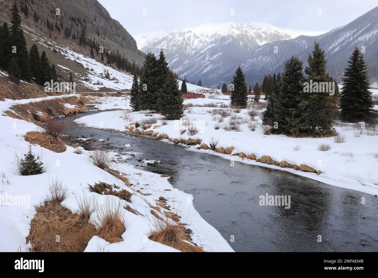Southern Colorado winter vistas Stock Photo - Alamy