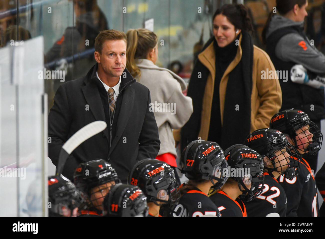 PROVIDENCE, RI - JANUARY 26: Princeton Tigers director of player ...