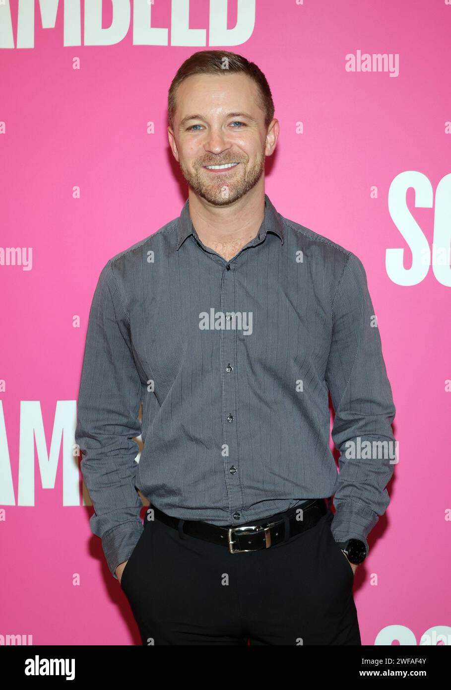 Los Angeles, Ca. 29th Jan, 2024. Michael Welch at the 'Scrambled ...