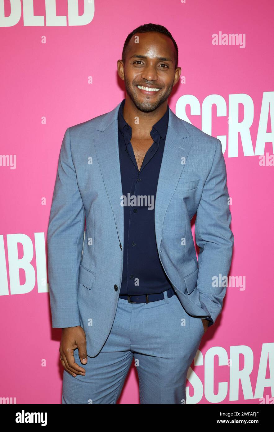 Los Angeles, Ca. 29th Jan, 2024. Sterling Sulieman at the 'Scrambled' premiere event at AMC ...