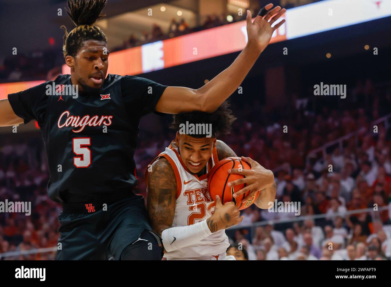 AUSTIN, TX - JANUARY 29: Houston Cougars forward Ja'Vier Francis (5 ...