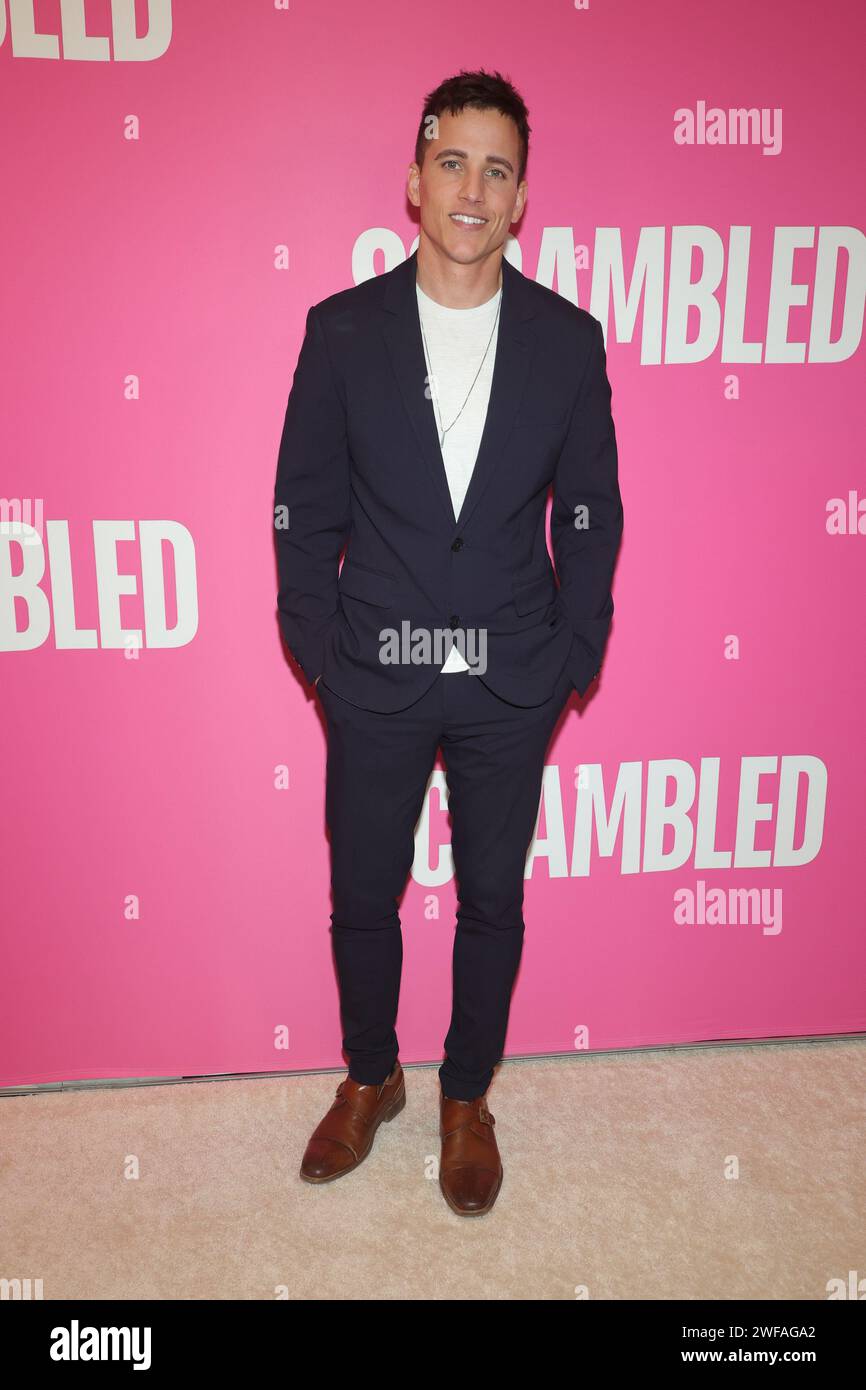 Los Angeles, Ca. 29th Jan, 2024. Mike Manning at the 'Scrambled ...