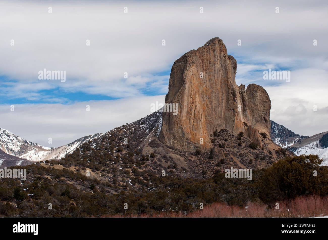 Needle Rock near Crawford, Colorado Stock Photo - Alamy