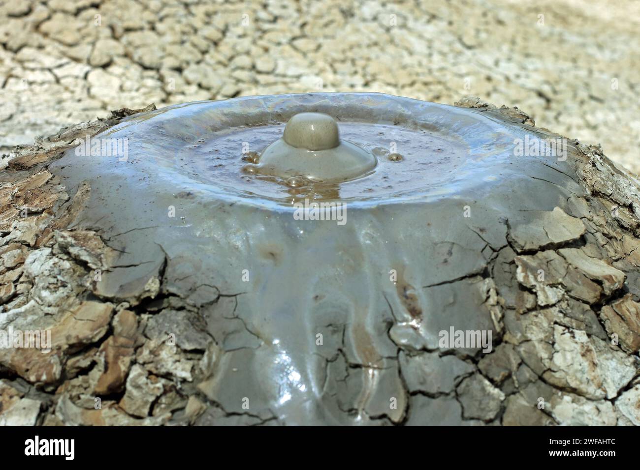 Europe mud volcano hi-res stock photography and images - Alamy
