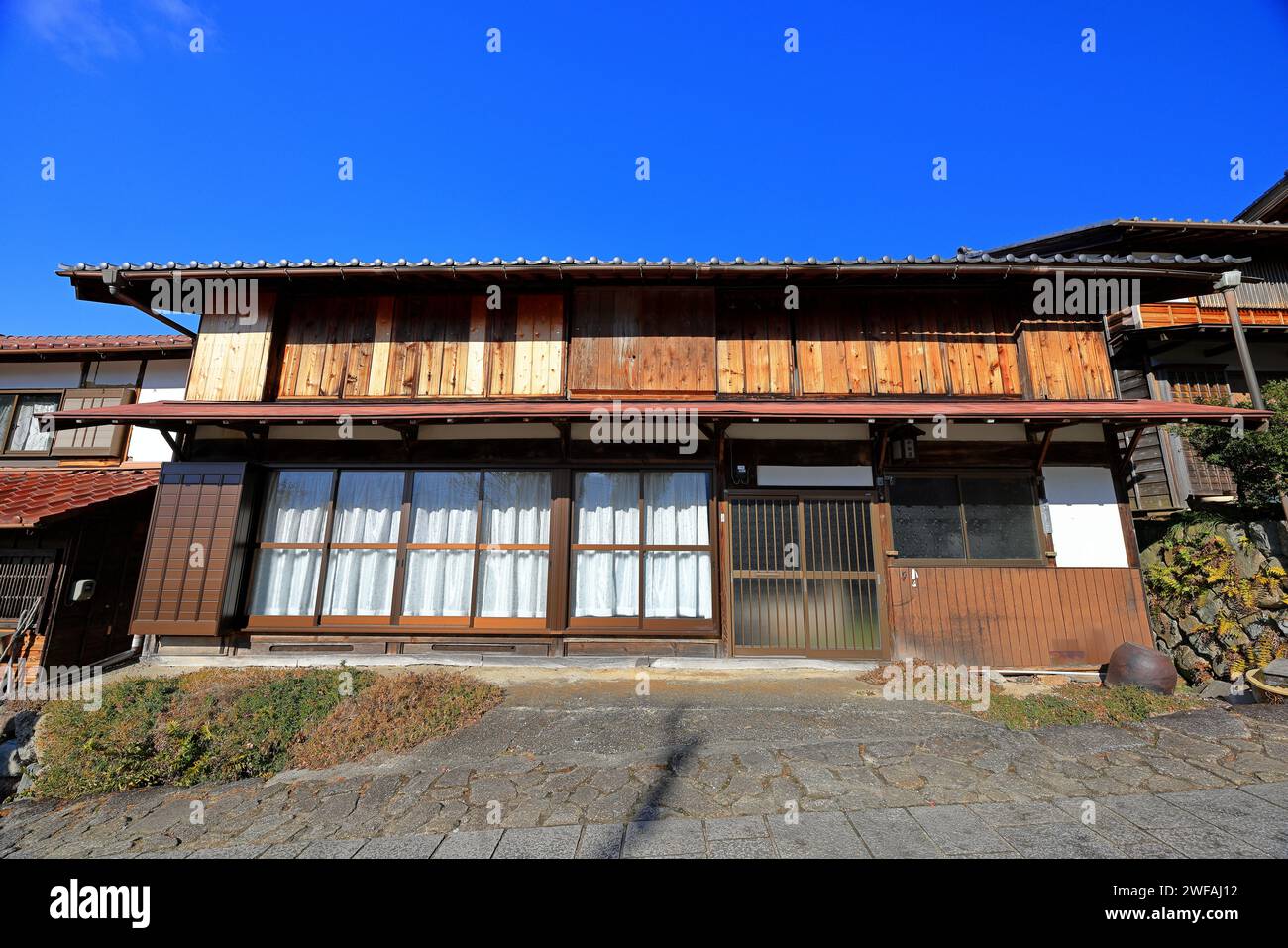Magome-juku (Nakasendo) a Rustic stop on a feudal-era route at Magome ...