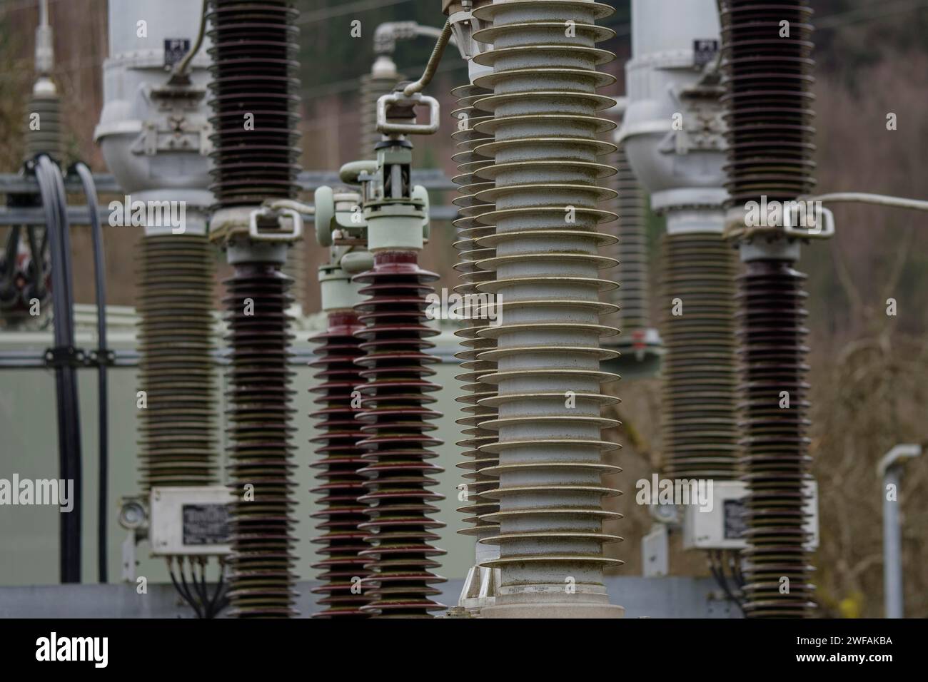 Substation, current, voltage, electricity, volt, electric, Rosengarten ...