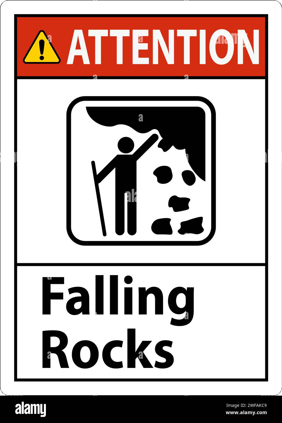 Attention rocks Stock Vector Images - Alamy