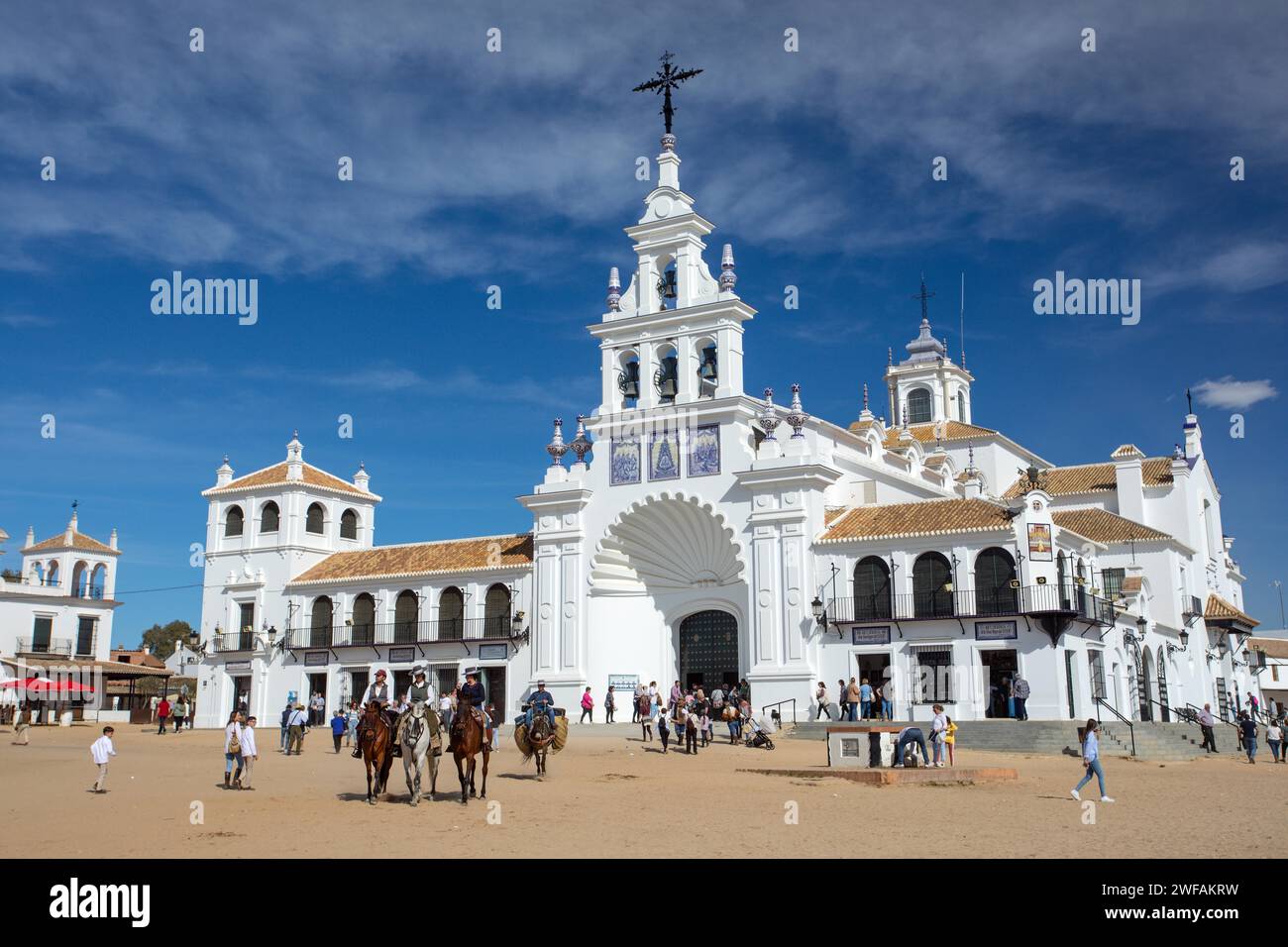 El Roccio Church Spain Stock Photo - Alamy